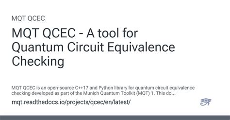 Mqt Qcec 301dev33 Documentation