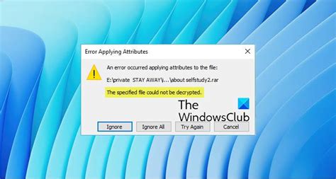 error 0x80071771 the specified file could not be decrypted