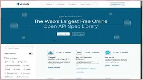 did you know there is a free open api spec library on our website with
