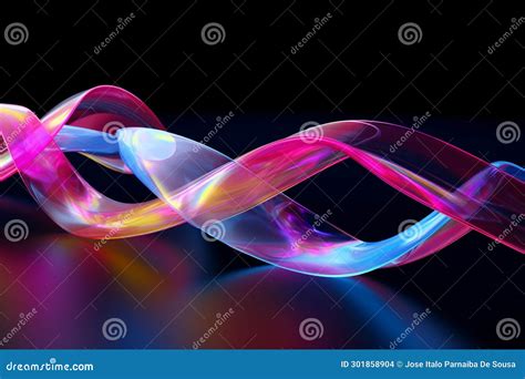 Rainbow Harmony Elements Of A Rainbow Converging Royalty Free Stock