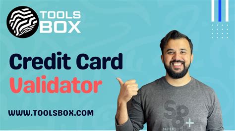 How To Use Credit Card Validator Toolsboxcom Youtube