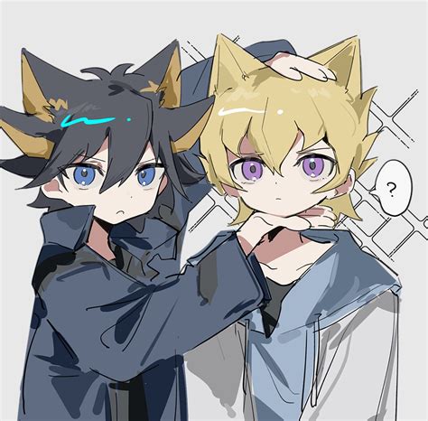 Fudo Yusei And Jack Atlas Yu Gi Oh And 1 More Drawn By Acwarlock