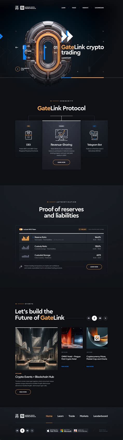 Gate Protocol Web Design Behance