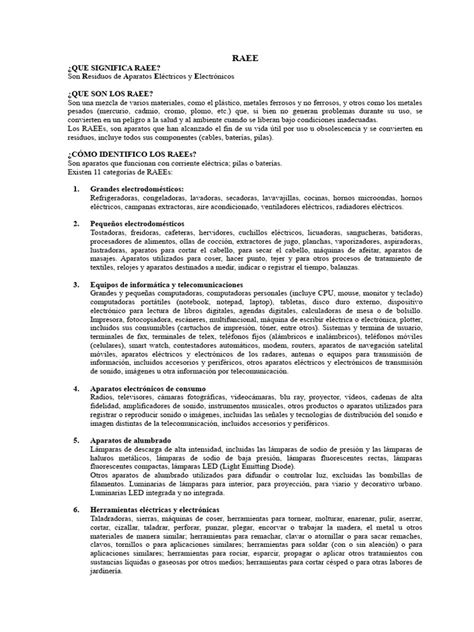 Raee Pdf Laboratorios Residuos