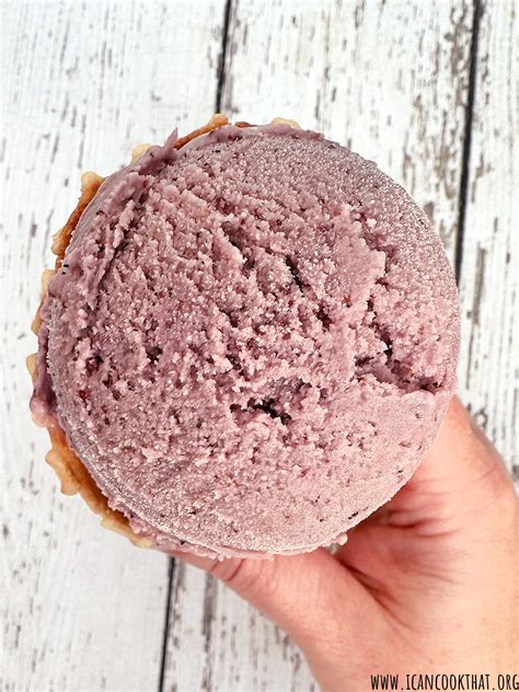 Homemade Blueberry Ice Cream I Can Cook That