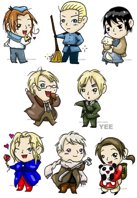Godtoldmetonoise Hetalia Characters