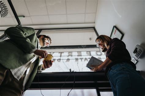 Business People Collaborating In A Creative Office Stock Image Image