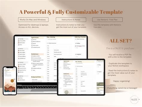 Adhd Notion Template Notion Dashboard Adhd Notion Digital Meal