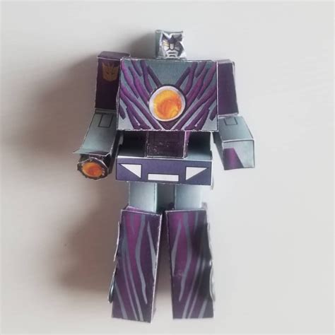 Diy Paper Transformer Galvatron With Cannon Diy Paper Transformers Popcorn Maker