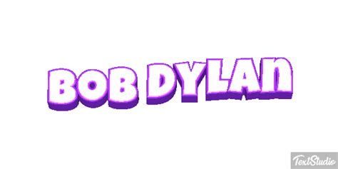 Bob Dylan Celebrity Animated  Logo Designs