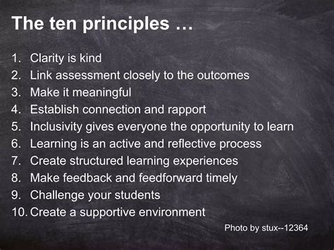 Ten Principles Of Effective Teaching Pptx