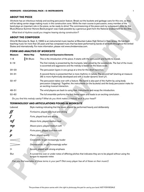Worksite Eb Educational Pack Eb Educational Pack Part Digital Sheet Music Download