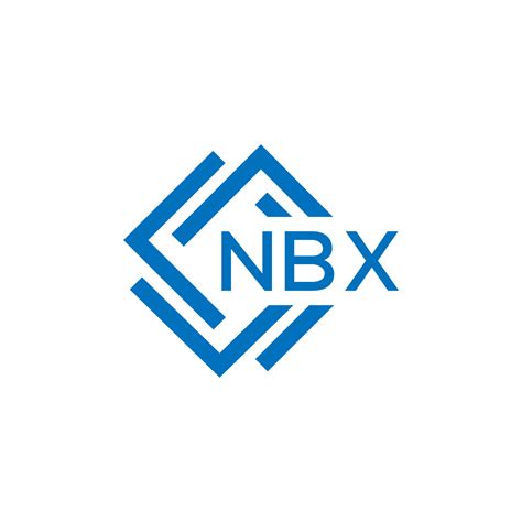 Nbx Letter Logo Design On White Background Nbx Creative Circle Letter