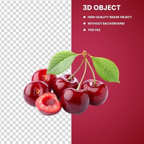 Premium Psd Sweet Cherry