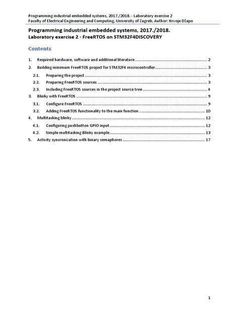Programming Industrial Embedded Systems Lab 2 Pdf Computer File