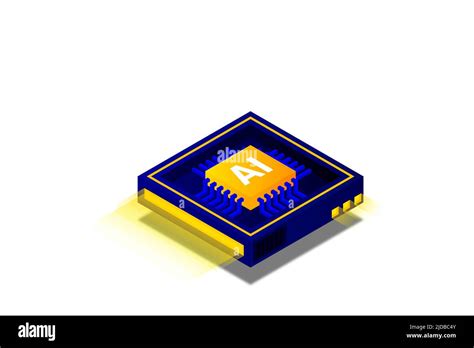 artificial intelligence ai web banner isometric cloud computing concept data mining