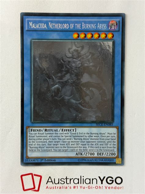Malacoda Netherlord Of The Burning Abyss Sece Eno85ghost Aus Ygo