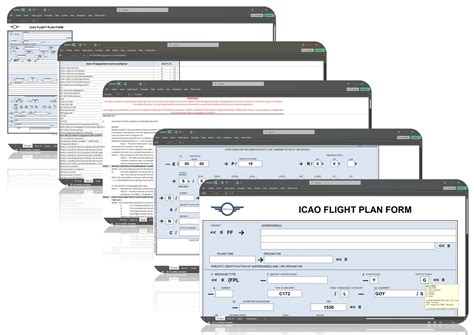 Icao Flight Plan Form Simplify Your Flight Planning In Excel