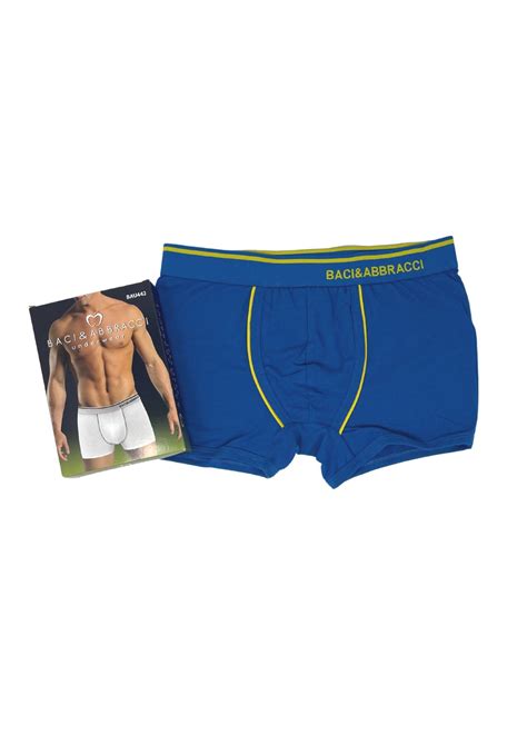 Baci E Abbracci Boxer Uomo In Cotone Elasticizzato Art Bau442
