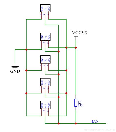 Ds18b20 引脚 定义 单总线 多点温度检测 Stm32 单片机ds18b20引脚定义 Csdn博客