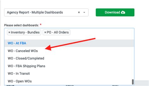 How To Use The Multiple Dashboard Export Sostocked Knowledge Base