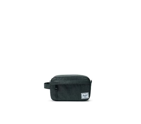 Herschel Supply Chapter Travel Kit Black Crosshatch Irvs Luggage