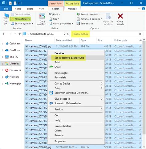 Windows 10 Desktop Background Slideshow Not Seeing Subfolders