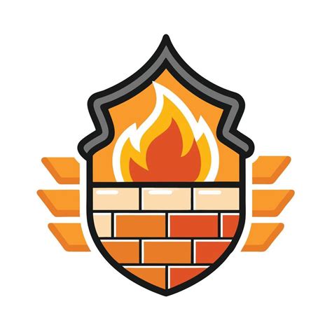 Firewall Symbol Firewall Logo Vector Art Icons And Graphics For Free