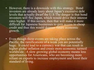Devaluation Of Japaneses Currency Pptx