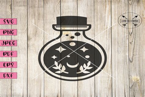 Potion Clipart Graphic By Living On A Compass · Creative Fabrica