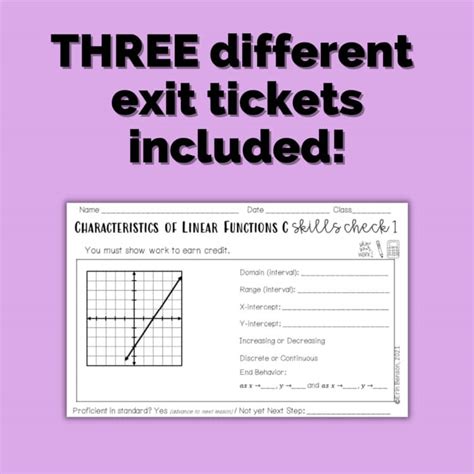 Characteristics Of Exponential Functions Notes And Practice Tpt