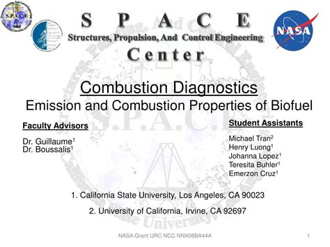 Ppt Combustion Diagnostics Emission And Combustion Properties Of