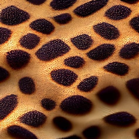 Premium Photo A Close Up Of A Leopard Print Fabric With A Lot Of Spots Generative Ai