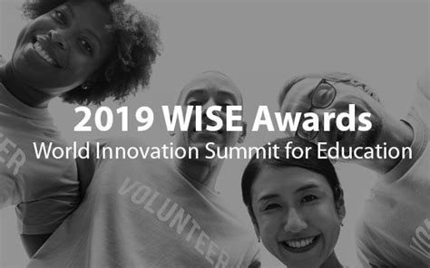 2019 Wise Awards World Innovation Summit For Education Inspirasonho