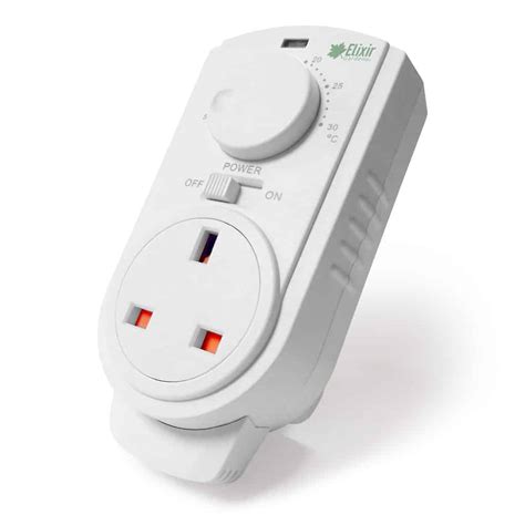 Analogue Plug In Thermostat Temperature Control TH T