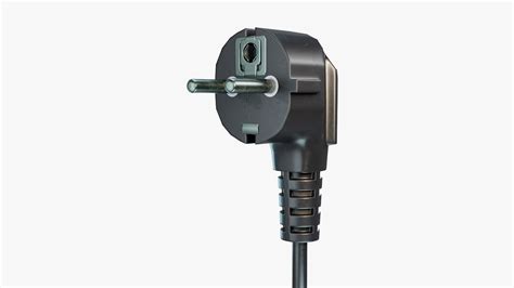 European Type E Electrical Plug 3d Model Turbosquid 2276337
