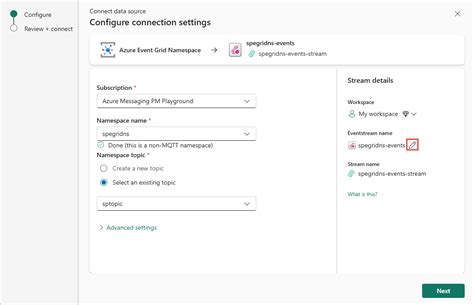 從 Azure 事件方格命名空間取得事件 Microsoft Fabric Microsoft Learn