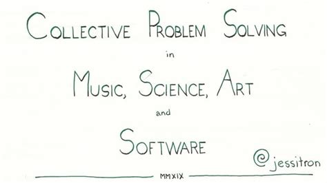 Collective Problem Solving In Music Science Software Pdf
