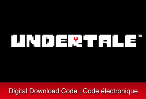 Undertale Nintendo Switch Digital Code Walmart Canada