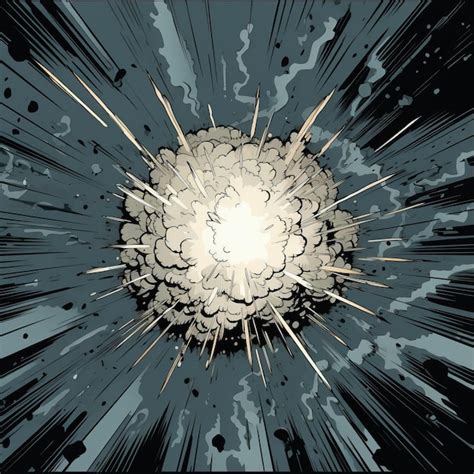 Premium Photo Retro Comic Book Style Supernova Explosion Vector Art