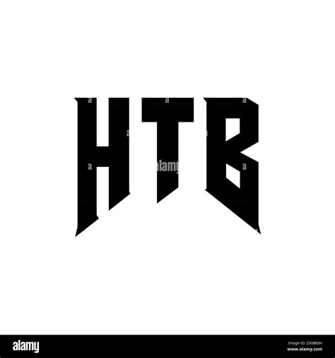 Htb Letter Logo Design For Technology Company Htb Logo Design Black And White Color Combination