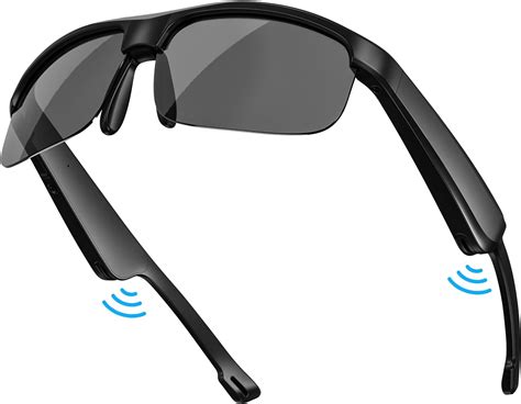 Lvtel Smart Glasses Polarized Bluetooth Sunglasses Built In Mic And Speakers Voice