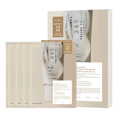 Dralthea 345 Relief Cream Mask Box 4ea Simply U