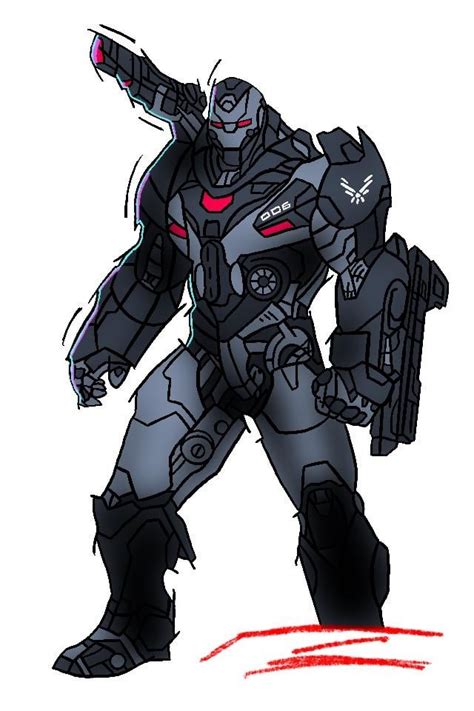 Marvel War Machine Drawing How To Draw War Machine Full Body