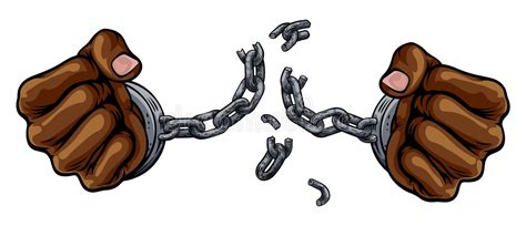 Hands Breaking Handcuffs Stock Illustrations 154 Hands Breaking