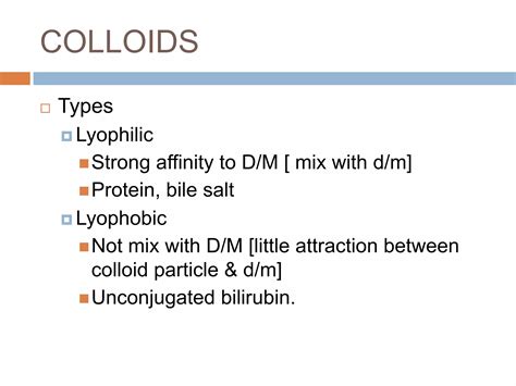 Colloids And Crystalloids Pptx