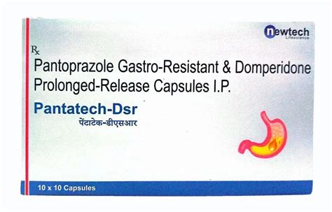 Pantatech Dsr Tabletpantoprazole 40mgdomperidon 30mg Packaging Size 10 Capsules At ₹ 110