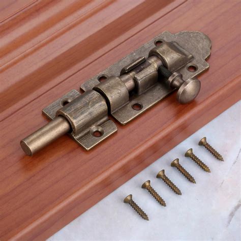 1pc 12333mm Antique Brass Door Bolts Antique Vint Vicedeal