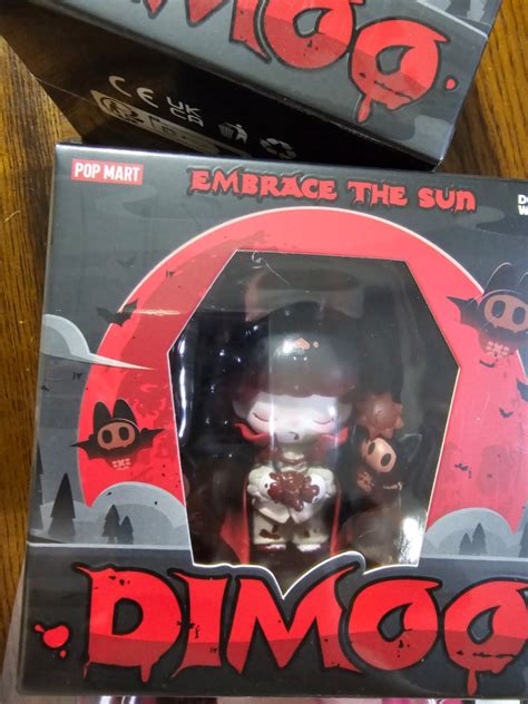 Dimoo Halloween Embrace The Sun Hang Card Figurine Popmart Hobbies And Toys Toys And Games On