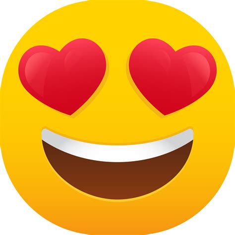 Smiling Face With Heart Eyes Emoticon 19782523 Png